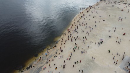 Aerial View Manila Baywalk Dolomite Beach Editorial Stock Photo - Stock ...