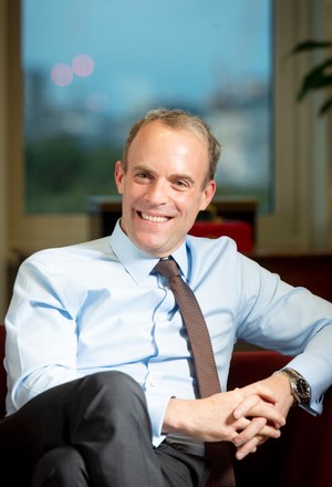 Dominic Raab photoshoot, London, UK - 14 Oct 2021 Stock Pictures ...