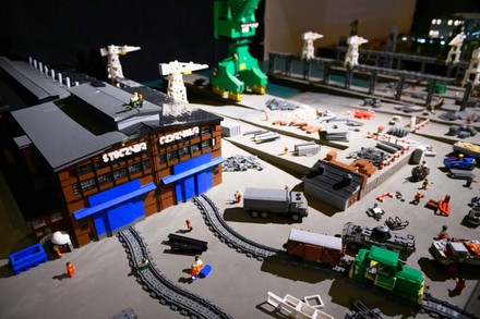 Model Gdansk Shipyard Made Lego Blocks Editorial Stock Photo - Stock ...
