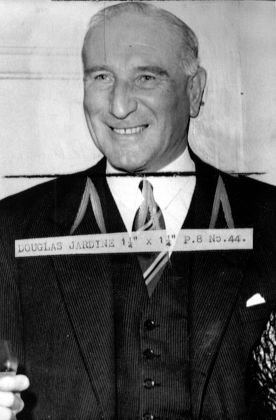 Douglas Jardine Former Cricketer Captain Controversial Editorial Stock ...