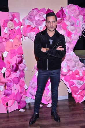 Hugo Aceves Poses Photos During Pink Editorial Stock Photo - Stock ...