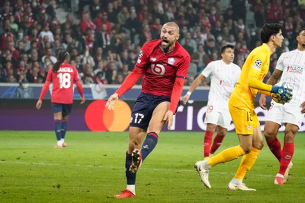 Suso Seville Jonathan Bamba Lille Compete Editorial Stock Photo - Stock ...