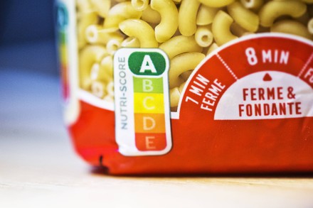 Marking On Nutriscore Food Packaging E Editorial Stock Photo - Stock ...