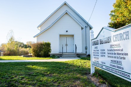 Dunkard Brethren Church Hart Michigan Pastored Editorial Stock Photo ...
