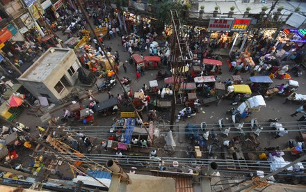 Heavy Crowd Shoppers Seen Ahead Diwali Editorial Stock Photo - Stock ...