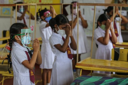 Sri Lankan Students Attend Morning Religious Editorial Stock Photo ...