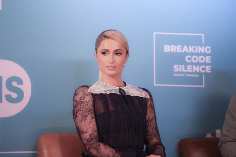 paris hilton 'an evening lived experience voices' Stock Photos ...