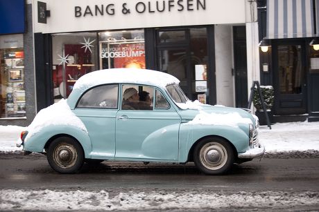 Couple Driving Their Morris Minor Through Editorial Stock Photo - Stock ...