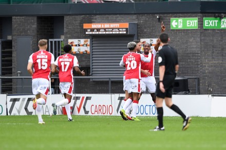 Aaron Hayden 5 Wrexham Goal Scores Editorial Stock Photo - Stock Image ...