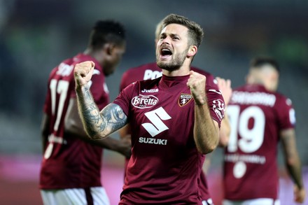 Karol Linetty Torino Fc Celebrate Editorial Stock Photo - Stock Image ...