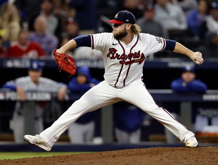Atlanta Braves Relief Pitcher Aj Minter Editorial Stock Photo - Stock ...