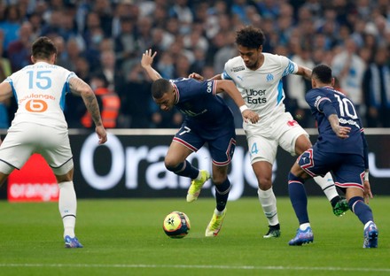 Olympique Marseille vs Paris Saint Germain, France - 24 Oct 2021 Stock ...