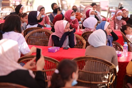 Palestinian Girls Take Part Fun Activity Editorial Stock Photo - Stock ...