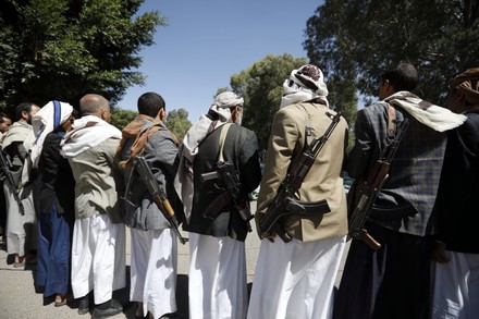 Armed Houthi Supporters Attend Gathering Collect Editorial Stock Photo ...
