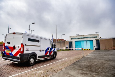 Extra security measures at prison in Vught, The Netherlands - 26 Oct ...