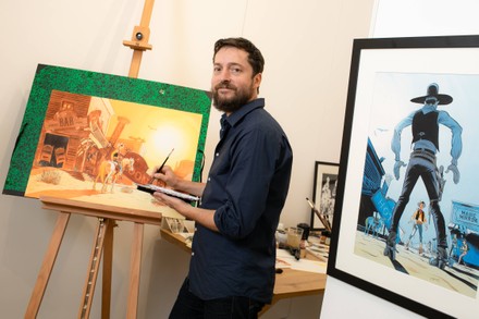 Matthieu Bonhomme Author Cartoonist Work Surrounded Editorial Stock ...