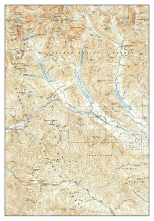 Usa Timeless Maps Snoqualmie Pass Washington Editorial Stock Photo ...