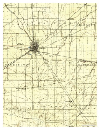 Usa Timeless Maps Fostoria Ohio Map Editorial Stock Photo - Stock Image ...