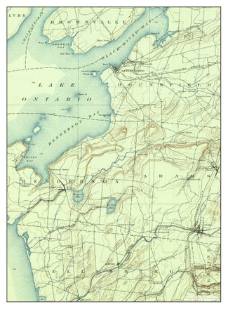 Usa Timeless Maps Sackets Harbor New Editorial Stock Photo - Stock ...