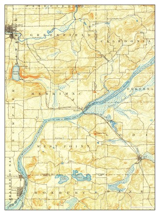 Usa Timeless Maps Baraboo Wisconsin Map Editorial Stock Photo - Stock ...