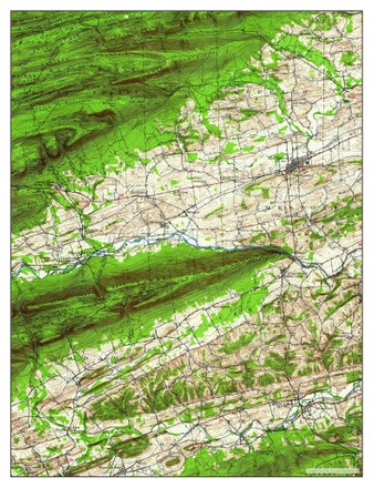 Usa Timeless Maps Mifflinburg Pennsylvania Map Editorial Stock Photo ...
