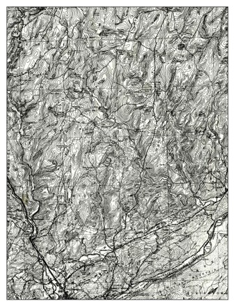 Usa Timeless Maps Bushkill Pennsylvania Map Editorial Stock Photo ...