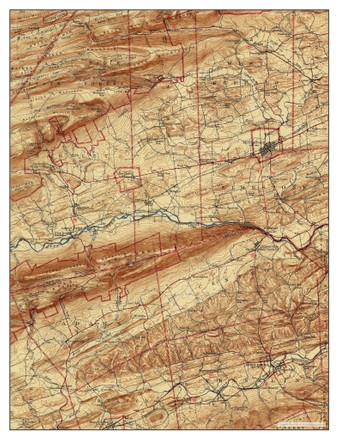 Usa Timeless Maps Mifflinburg Pennsylvania Map Editorial Stock Photo ...