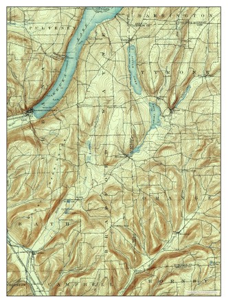 Usa Timeless Maps Hammondsport New York Editorial Stock Photo - Stock ...
