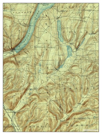 Usa Timeless Maps Hammondsport New York Editorial Stock Photo - Stock ...