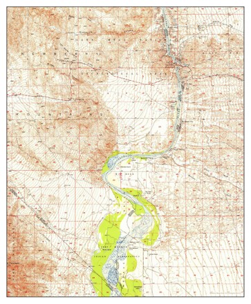 Usa Timeless Maps Davis Dam Nevada Editorial Stock Photo - Stock Image ...