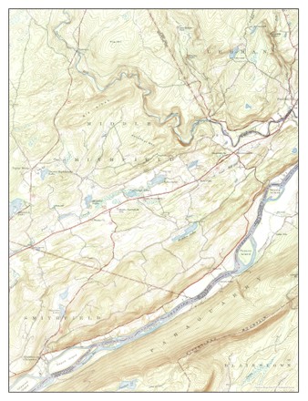 Usa Timeless Maps Bushkill Pennsylvania Map Editorial Stock Photo ...