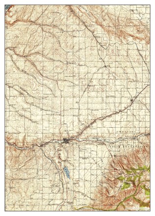 Usa Timeless Maps Pendleton Oregon Map Editorial Stock Photo - Stock ...