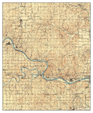 Usa Timeless Maps Hominy Oklahoma Map Editorial Stock Photo - Stock ...
