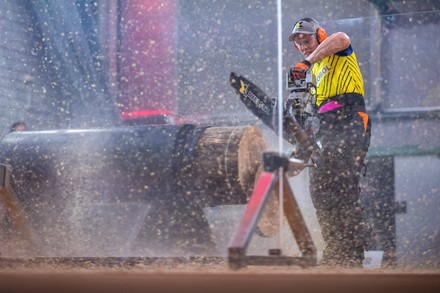 Robert Ebner Germany Competes During Stihl Editorial Stock Photo ...