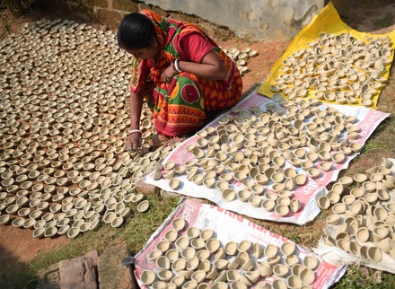 Diya Diyo Deya Divaa Deepa Deepam Editorial Stock Photo - Stock Image ...