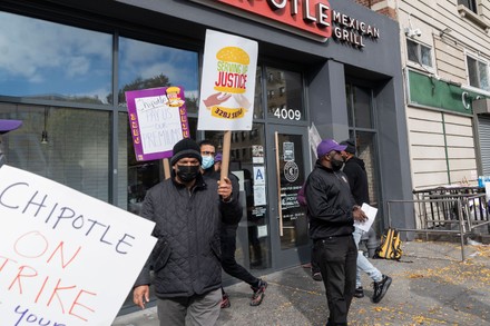 Workers Chipotle Store On Strike Poor Editorial Stock Photo - Stock ...
