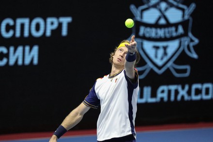 imágenes de Andrey Rublev Vs Ilya Ivashka in St Petersburg, Russia - 27 ...