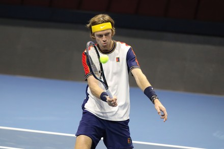 imágenes de Andrey Rublev Vs Ilya Ivashka in St Petersburg, Russia - 27 ...