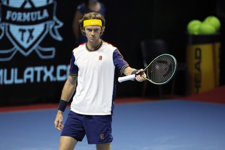 imágenes de Andrey Rublev Vs Ilya Ivashka in St Petersburg, Russia - 27 ...