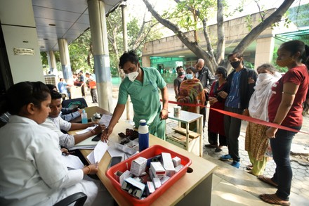Patients Queue Outside Fever Clinic Opd Editorial Stock Photo - Stock ...