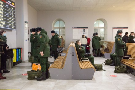 New Army Conscripts Wait Take Train Editorial Stock Photo - Stock Image ...
