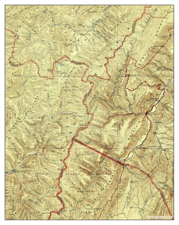 Usa Timeless Maps Spruce Knob West Editorial Stock Photo - Stock Image ...