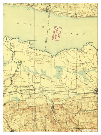 Usa Timeless Maps Chittenango New York Editorial Stock Photo - Stock ...
