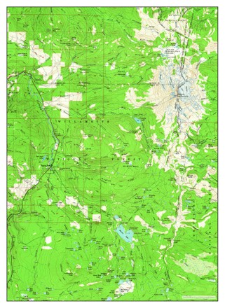 Usa Timeless Maps Mt Jefferson Oregon Editorial Stock Photo - Stock ...