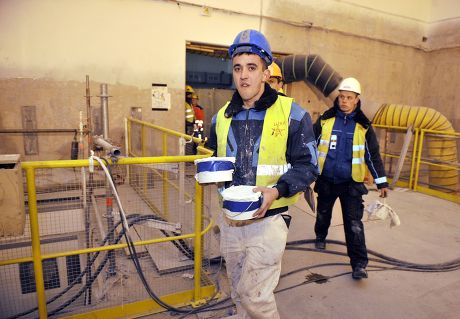 Construction of the Olkiluoto 3 'OL3' nuclear power plant in Olkiluoto ...