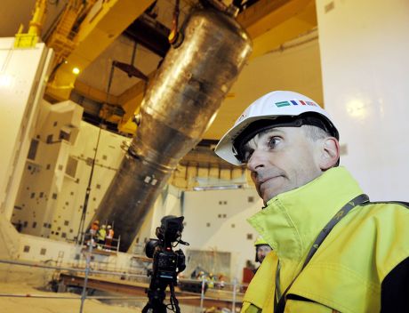 Construction of the Olkiluoto 3 'OL3' nuclear power plant in Olkiluoto ...
