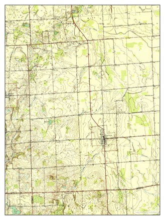 Usa Timeless Maps Almont Michigan Map Editorial Stock Photo - Stock ...
