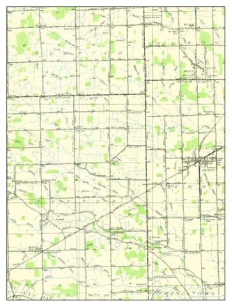 Usa Timeless Maps Carleton Michigan Map Editorial Stock Photo - Stock ...