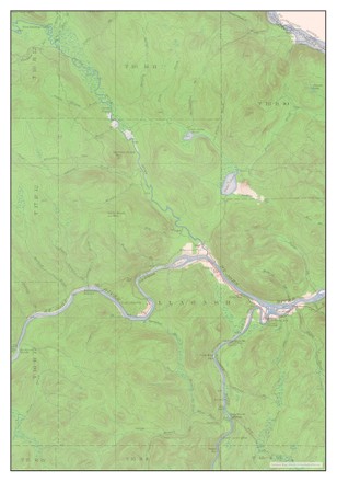 Usa Timeless Maps Allagash Maine Map Editorial Stock Photo - Stock ...
