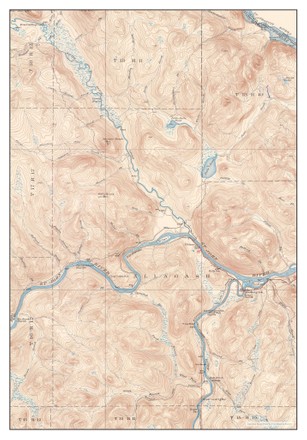 Usa Timeless Maps Allagash Maine Map Editorial Stock Photo - Stock ...